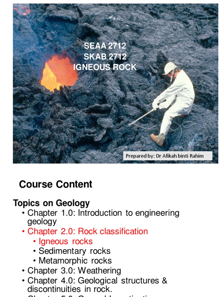 Igneous Rock Classification and Properties | PDF | Igneous Rock | Rock ...