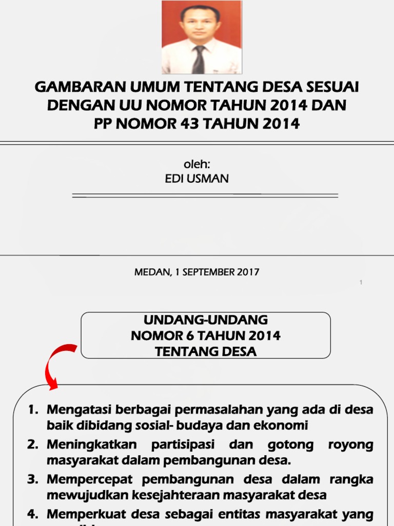 Kewenangan dan Struktur Desa Berdasarkan UU 6/2014 | PDF