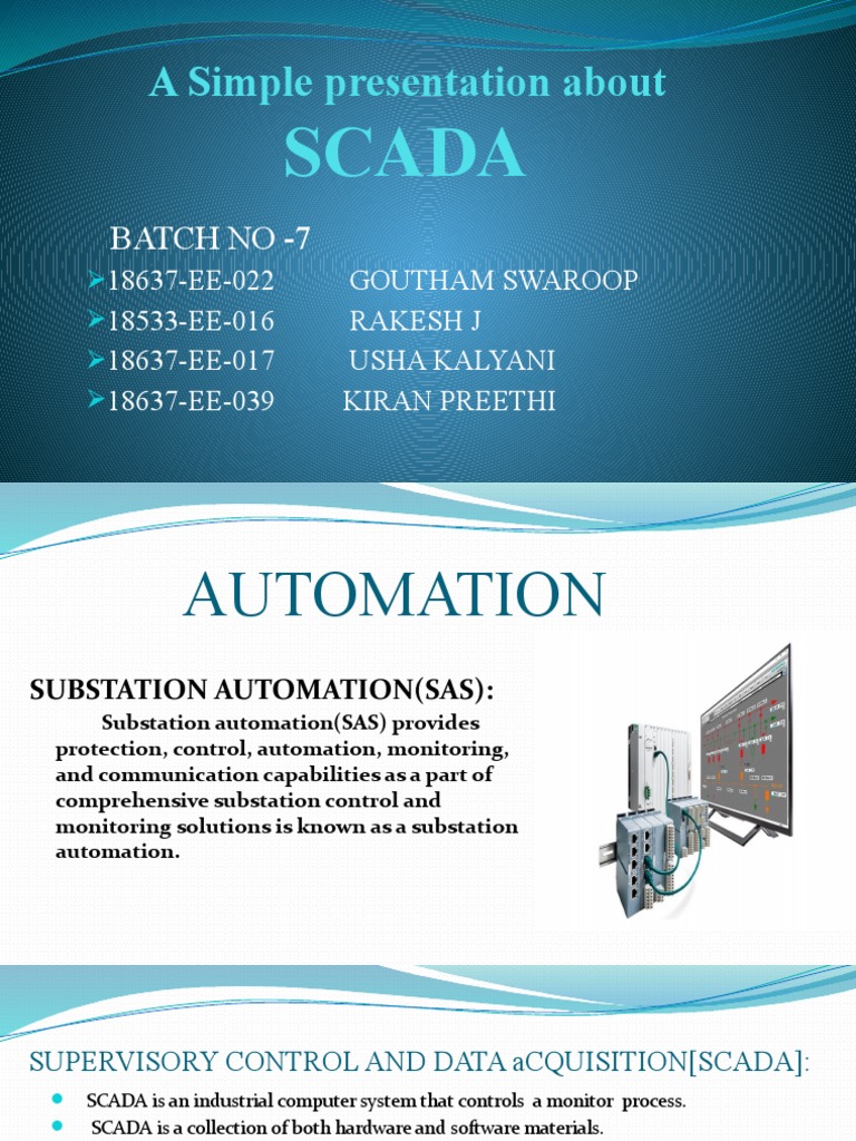 SCADA | PDF | Electrical Substation | Scada