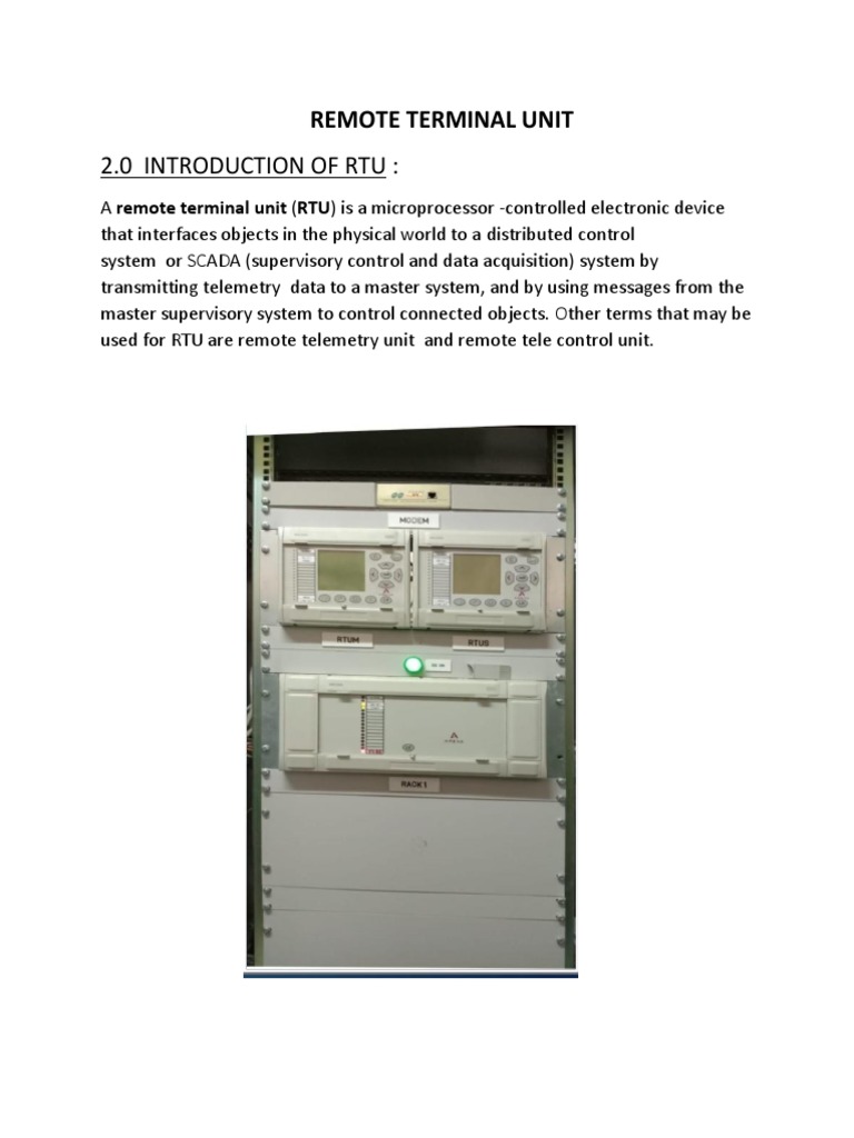 Document new rtu | PDF