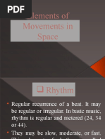 PATHFit 3 Lesson 7 Elements of Movement Space | PDF | Dances | Emotions