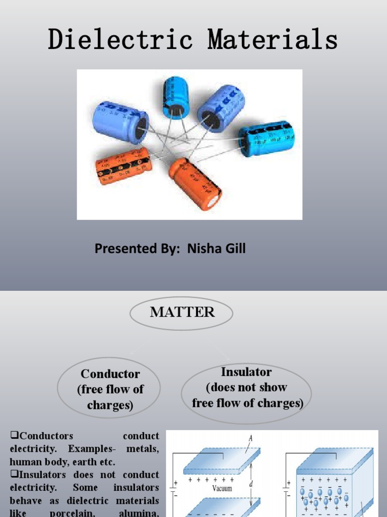 Dielectric Materials | PDF | Dielectric | Capacitor