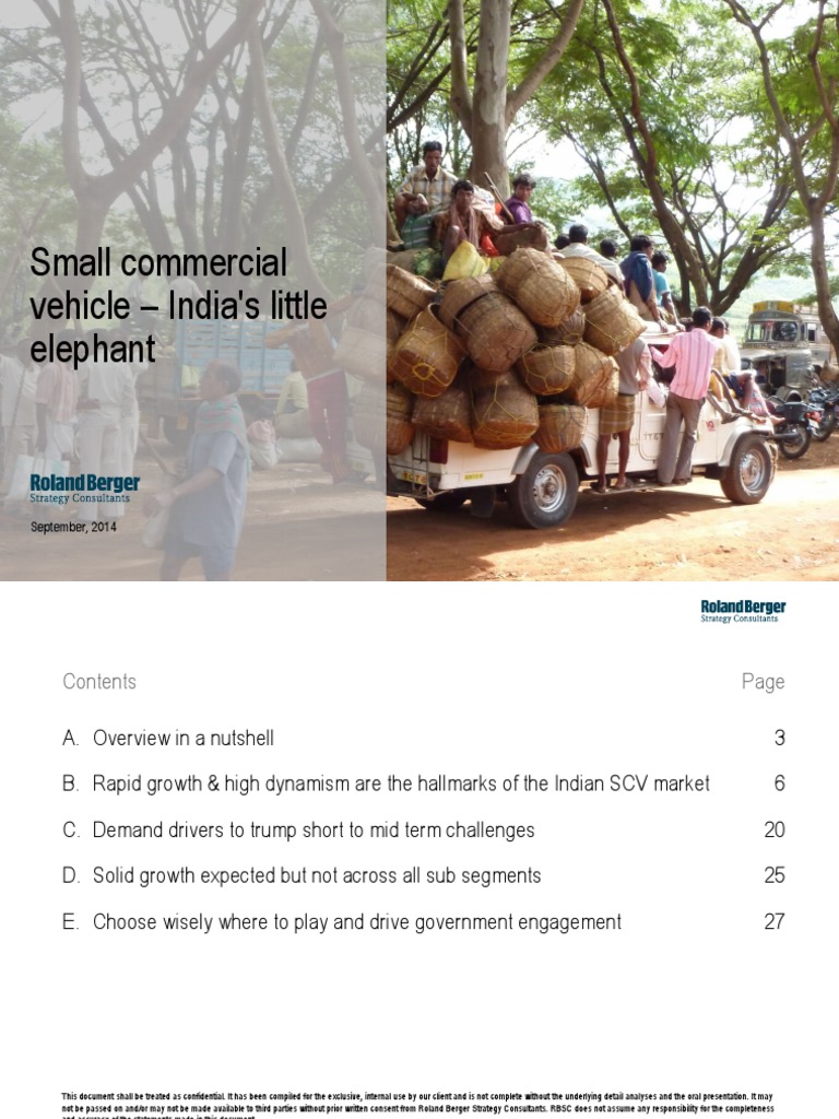SCV - Roland Berger India | PDF