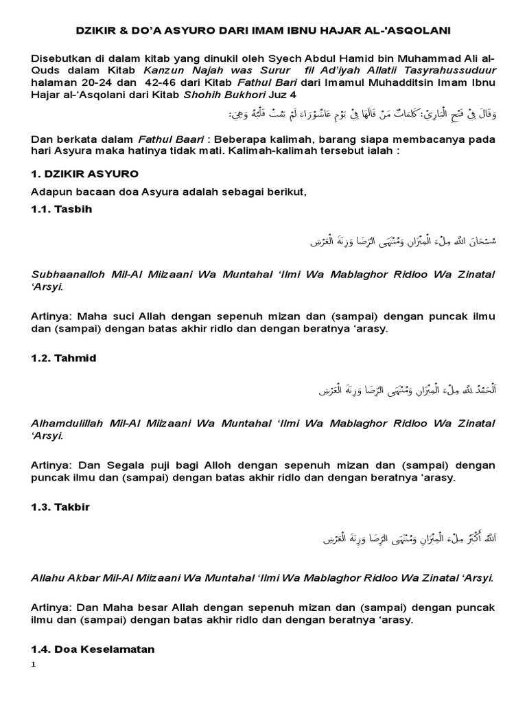 Amaliah Asyuro | PDF