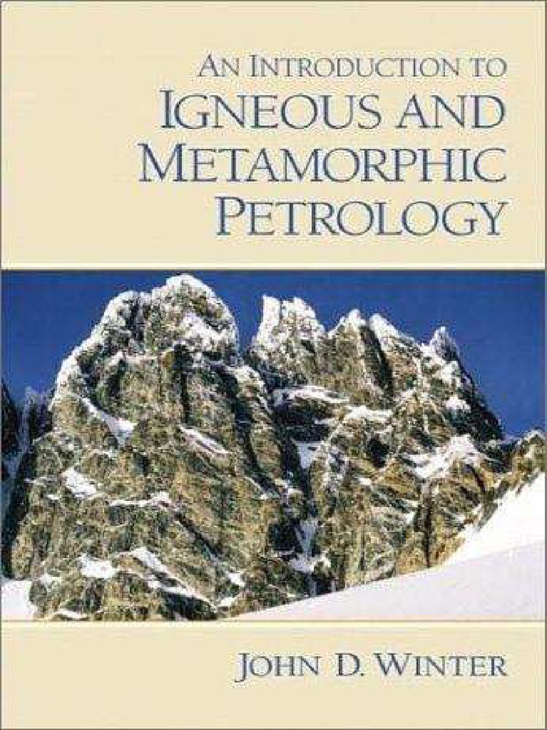 Igneous & Metamorphic Petrology - JD Winter | PDF