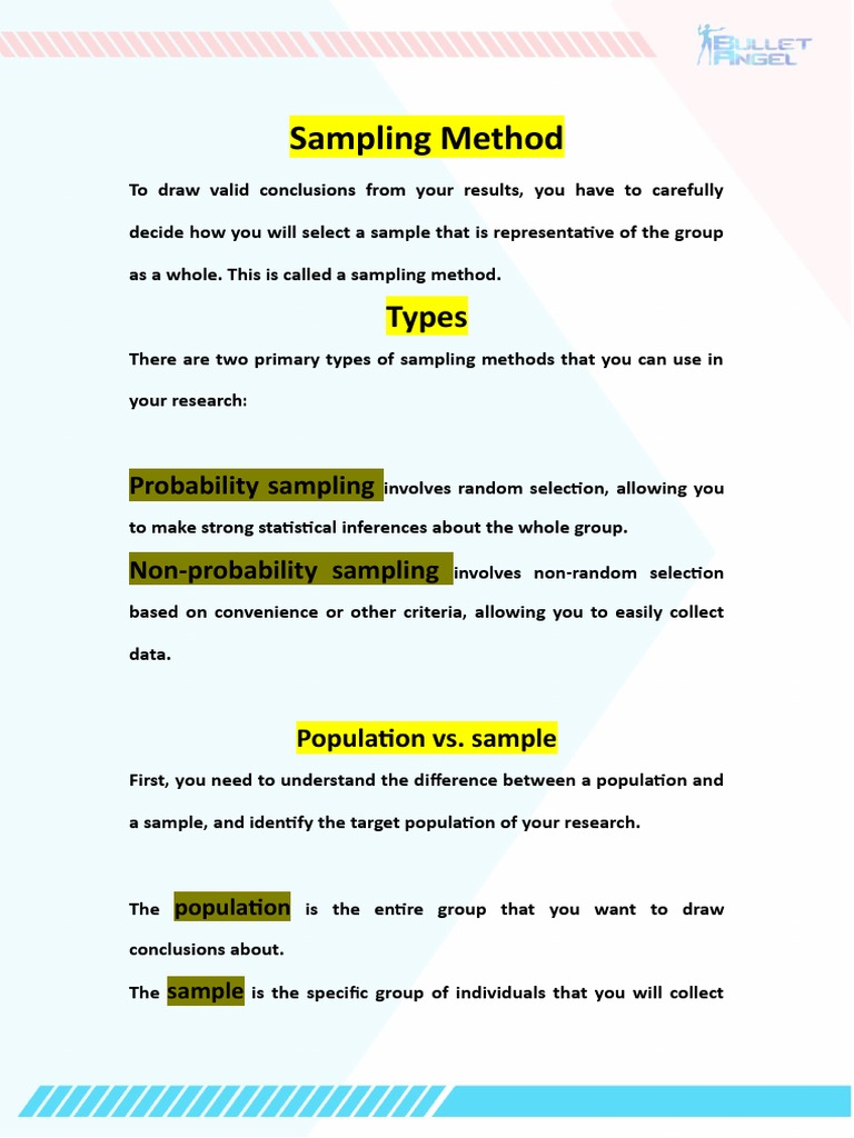 Sampling Methods | PDF | Sampling (Statistics) | Stratified Sampling Sampling Methods | PDF | Sampling (Statistics) | Stratified Sampling