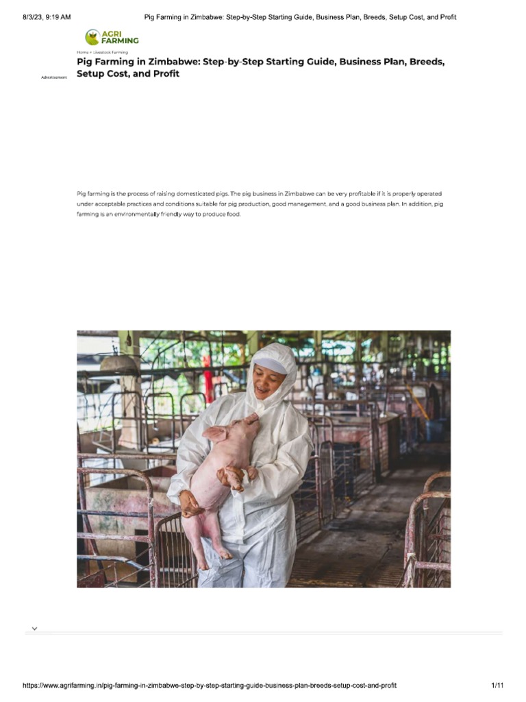 Pig Farming | PDF