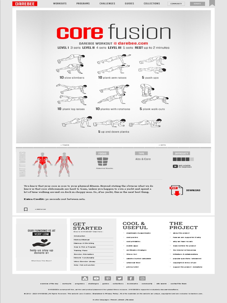 Core Fusion Workout | PDF | Software | Computing