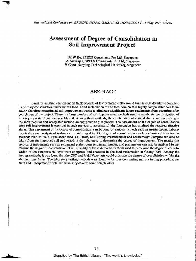 BO - 1997 Consolidation Paper | PDF