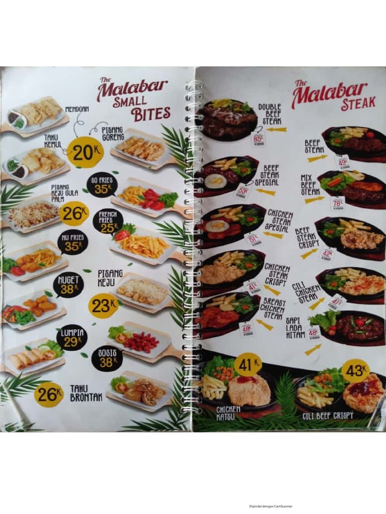 Menu Malabar | PDF