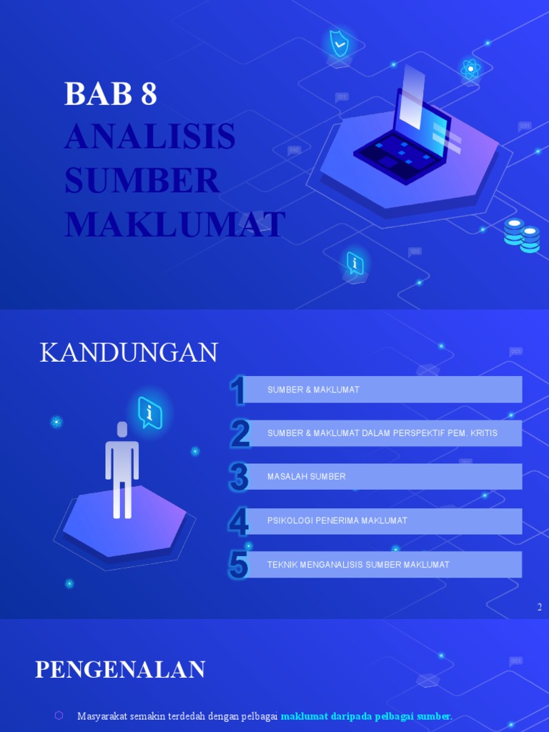 Bab 8 Analisis Sumber Maklumat | PDF