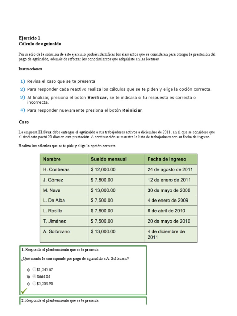 Ejerc 1 Compensaciones y Desafíos | PDF