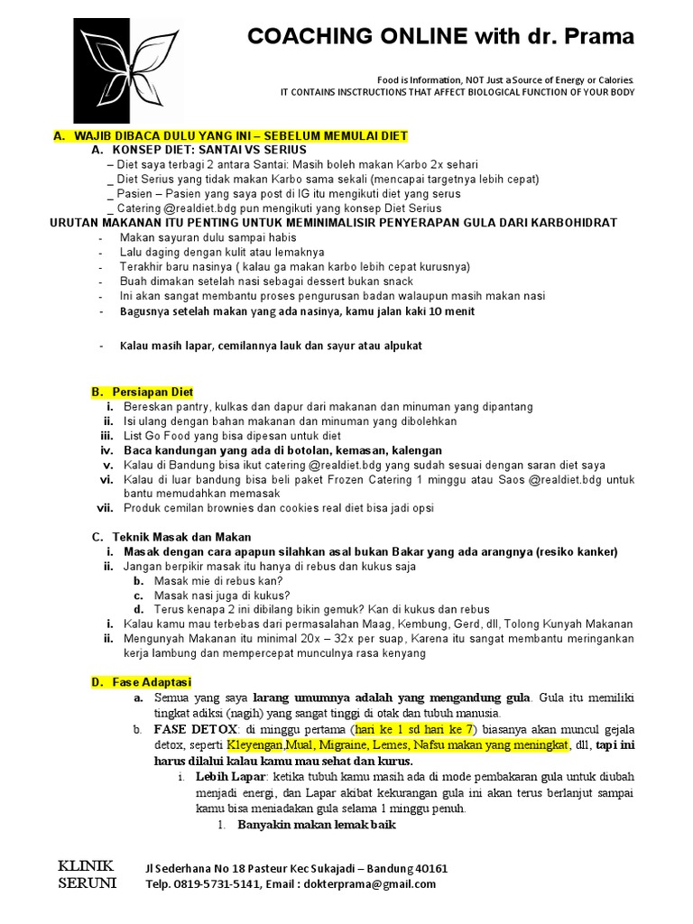 Jawaban Coaching Wanita - Ovary Type C | PDF