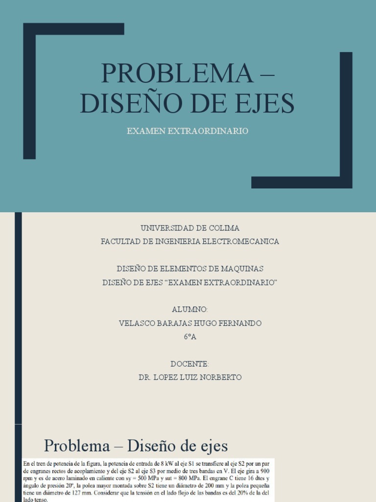 Diseño de Ejes | PDF