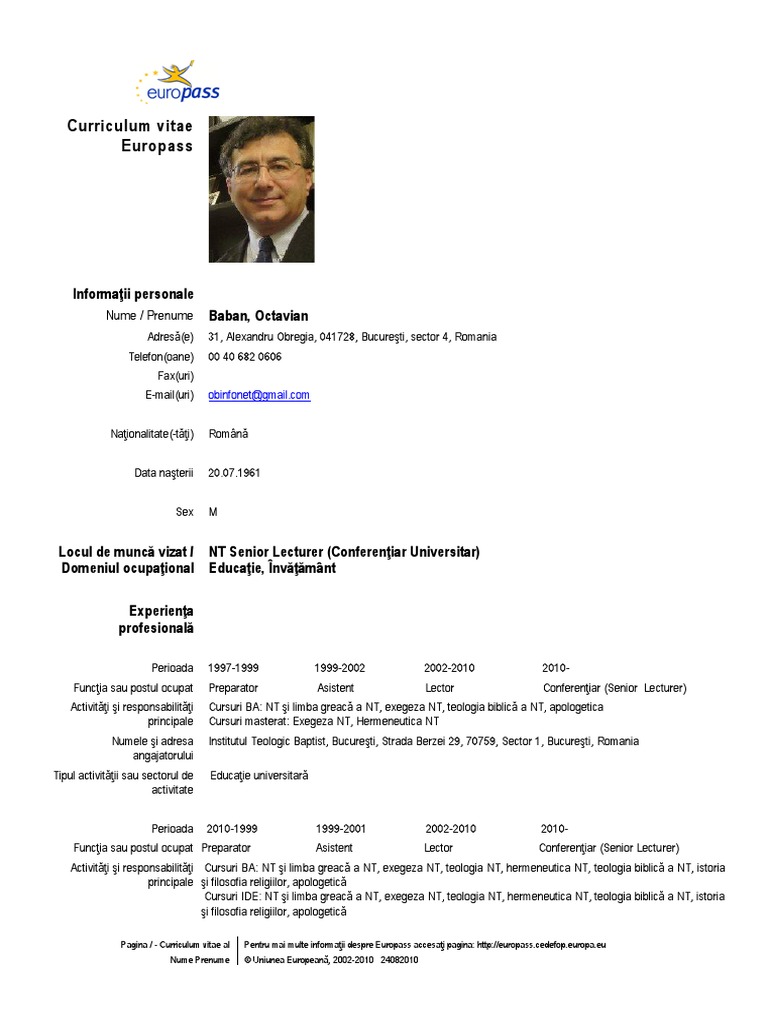 Baban CV | PDF