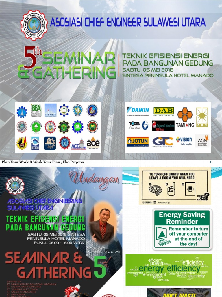Engineering Building System Chapter Teknik Effisiensi Energy Pada Bangunan Gedung | PDF