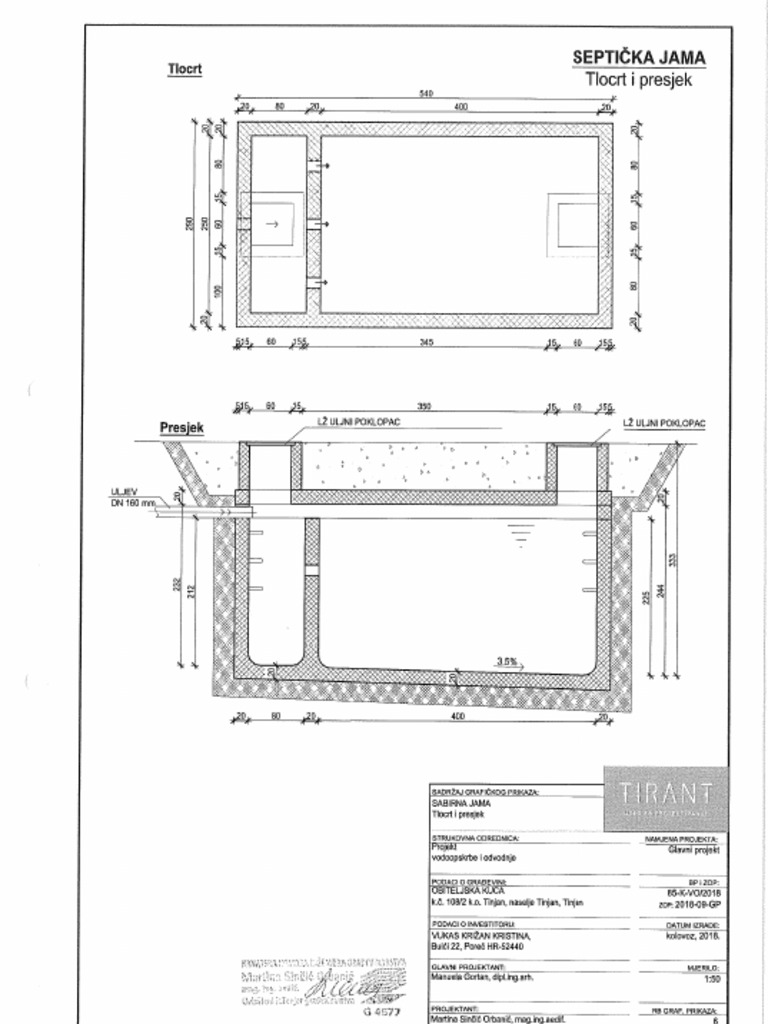 10 Nacrt Septicke Jame | PDF