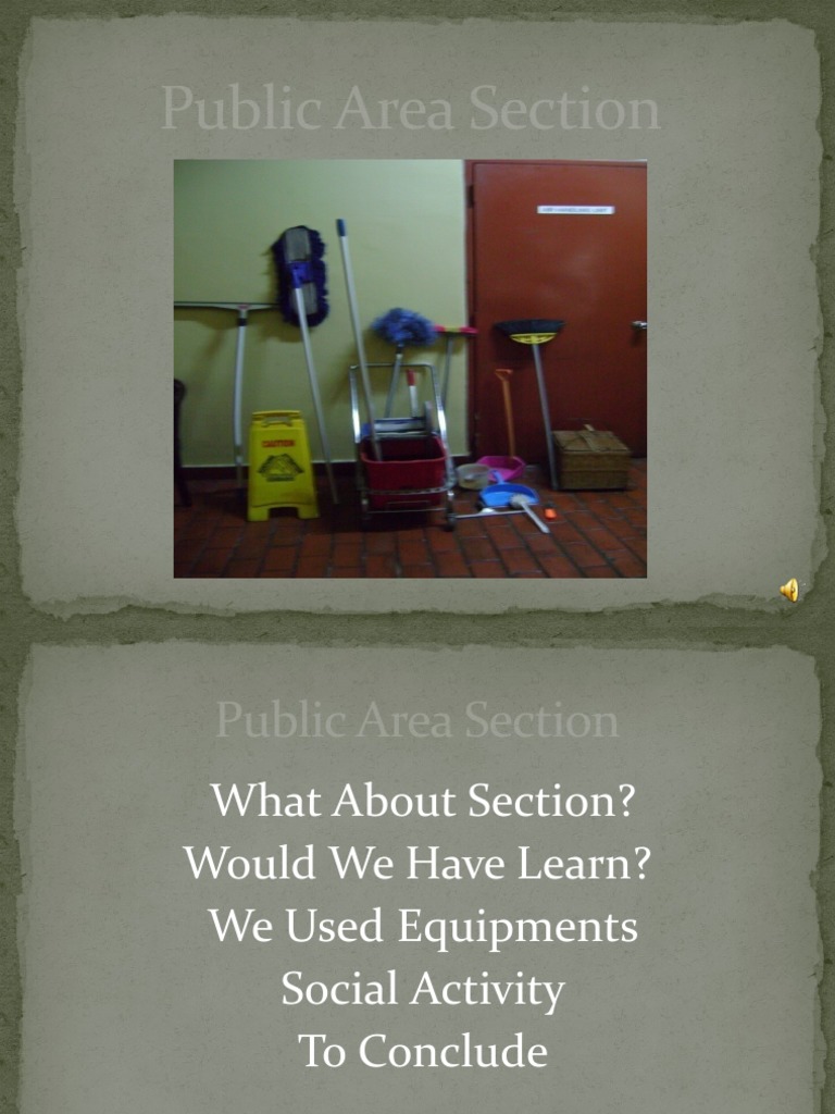 Public Area Section | PDF
