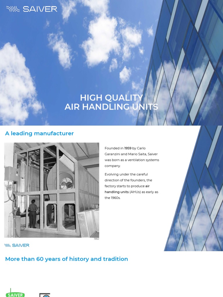 SAIVER Company Presentation | PDF | Data Center | Water Purification