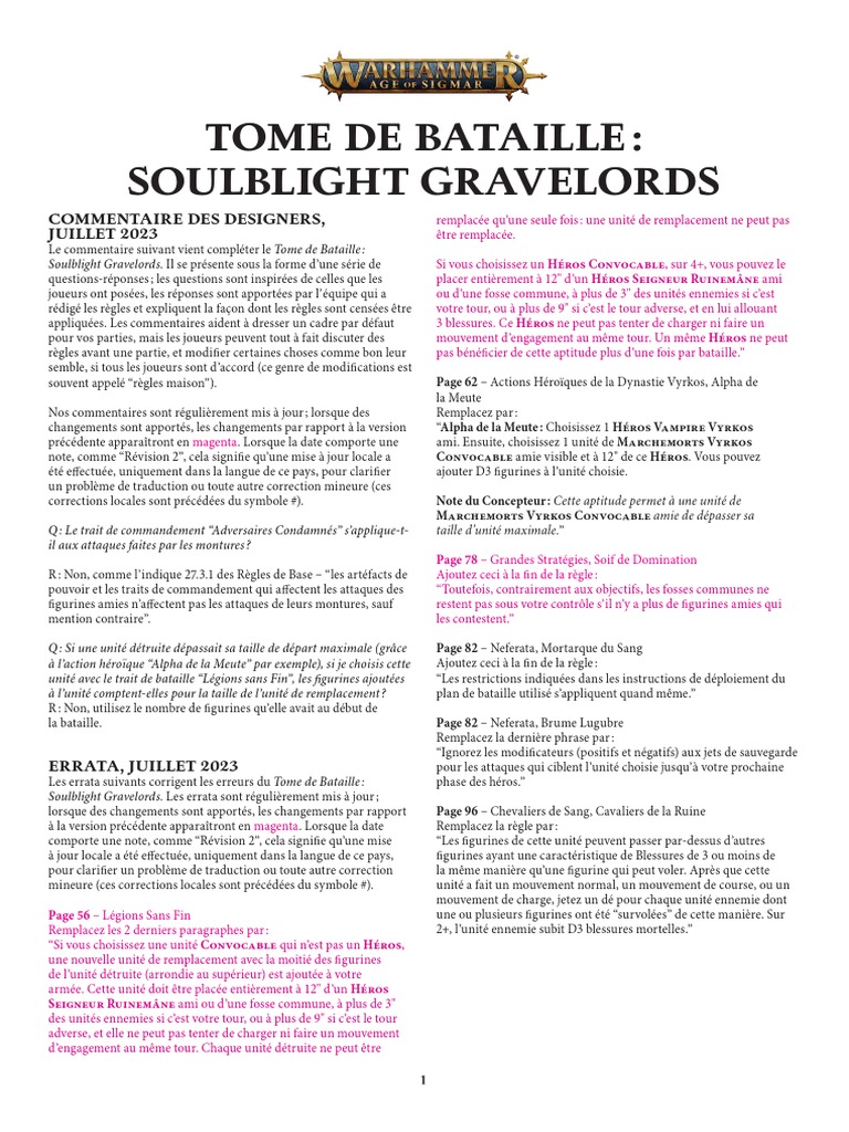 Battletome Soulblight Gravelords | PDF