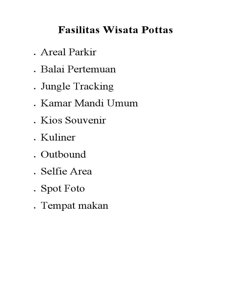 Wisata Alam Dolok Pottas Humbang | PDF