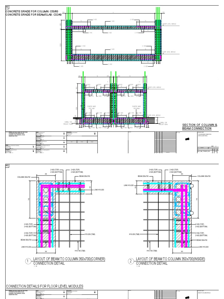 PPVC Toilet - Beam To Column Connection Details - 07042020 | PDF ...