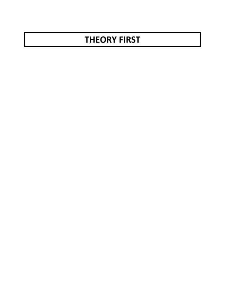 Theory File | PDF