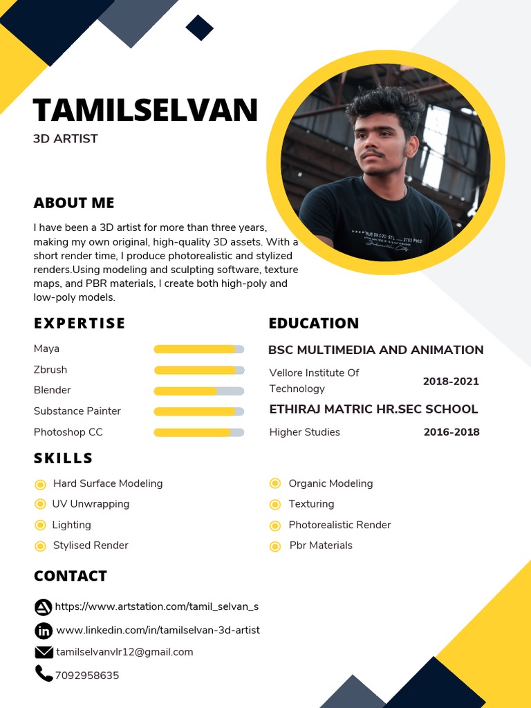 Tamilselvan Resume | PDF