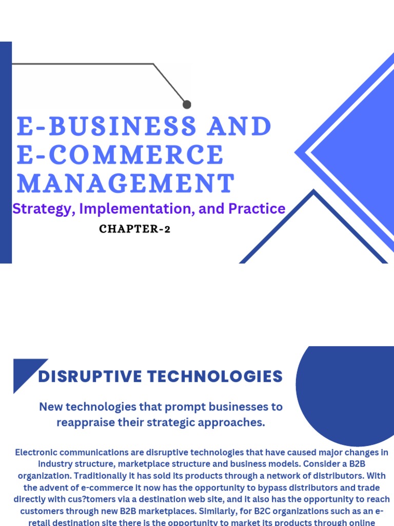 E Business Chapter 2 | PDF | Business