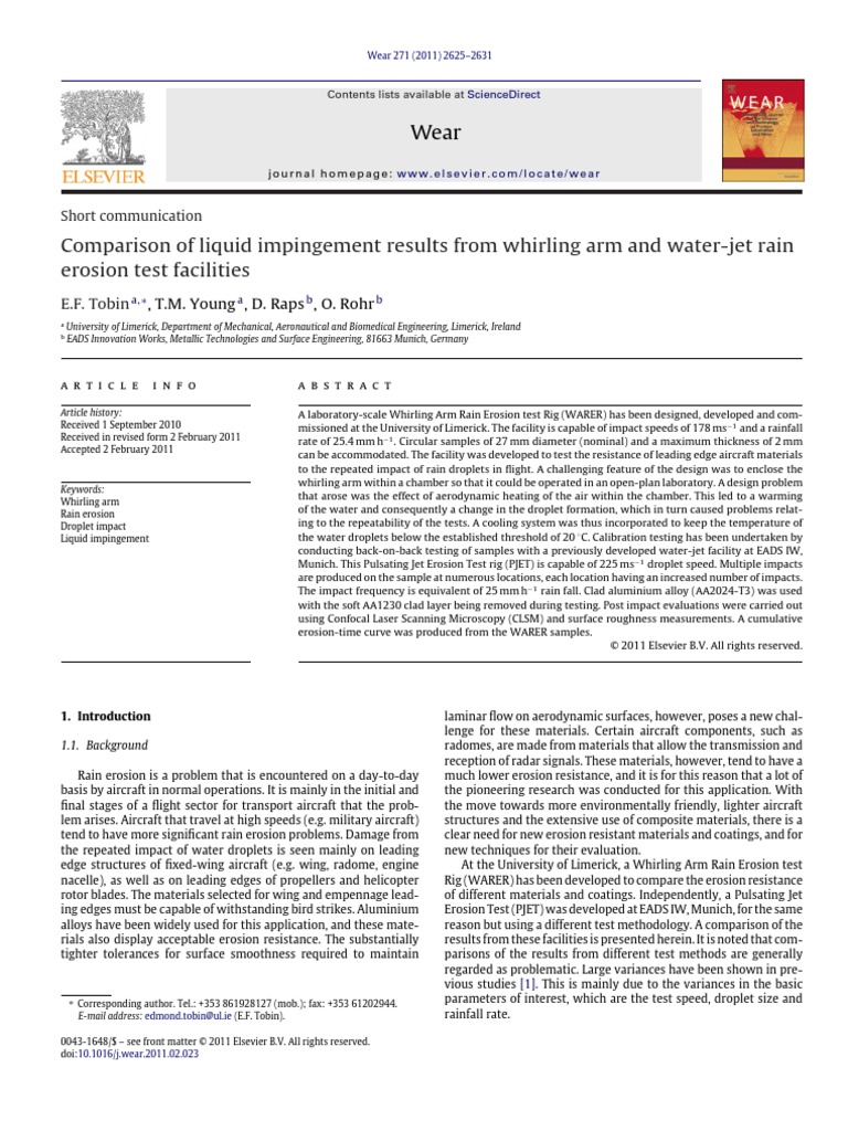 Rotating Arm Test | PDF