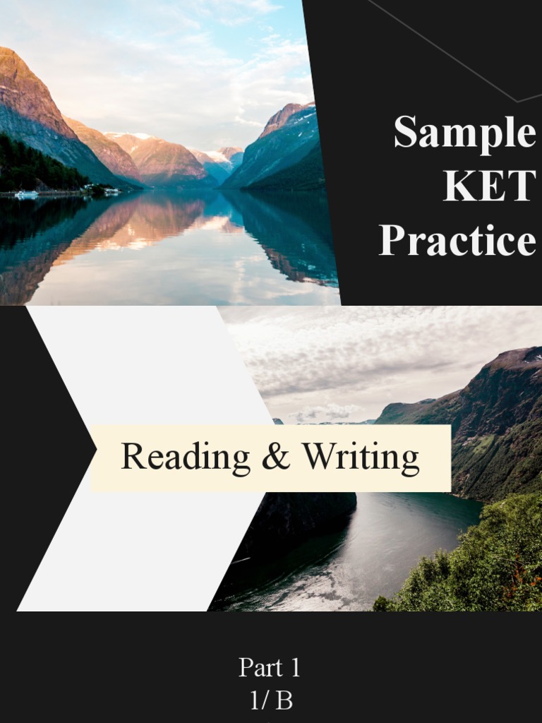 KET Reading & Writing Practice Test | PDF