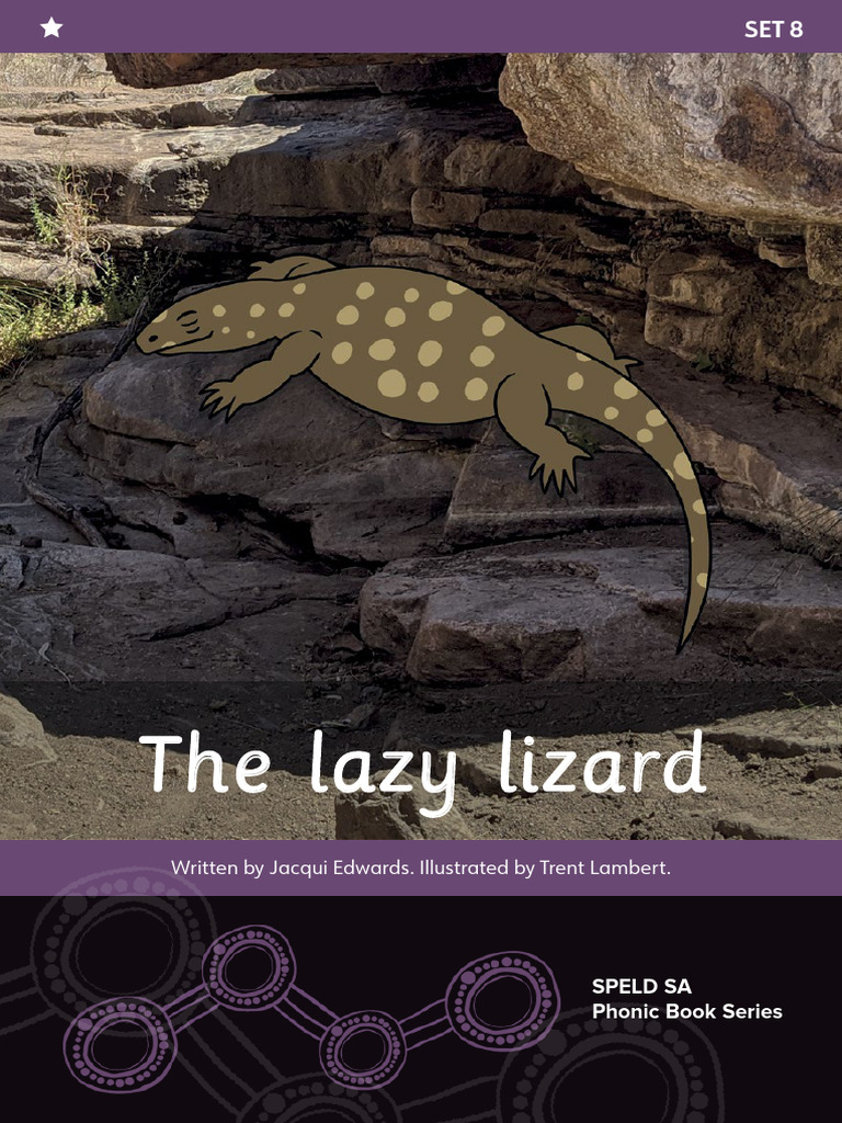 SPELD SA Set 8 The Lazy lizard-DS | PDF | Linguistics | Human Communication