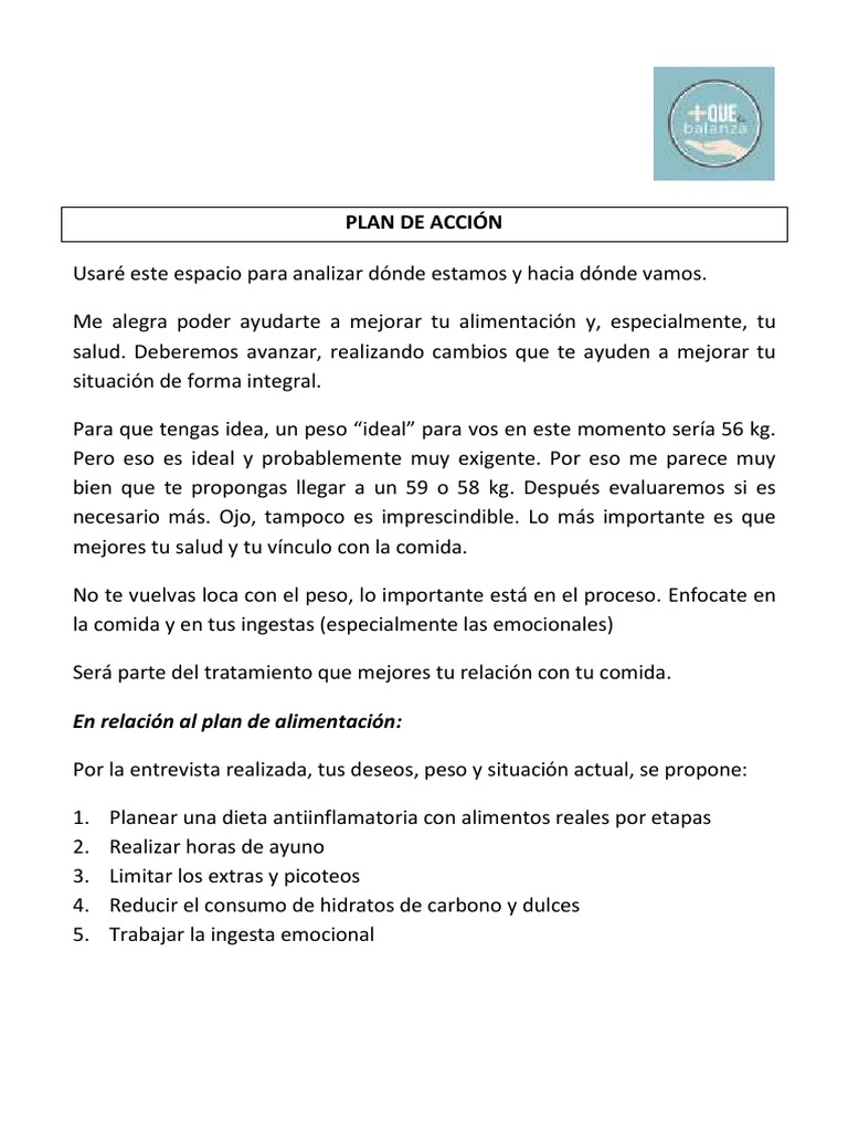 Plan de Acción | PDF