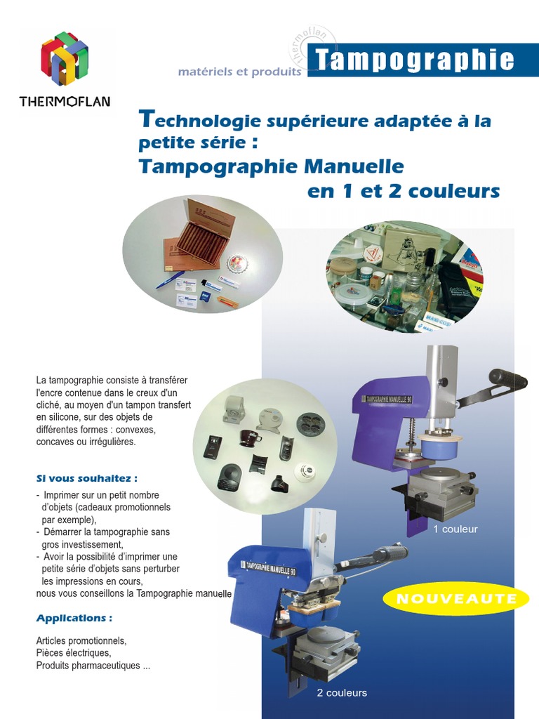 Tampographie Manuelle | PDF