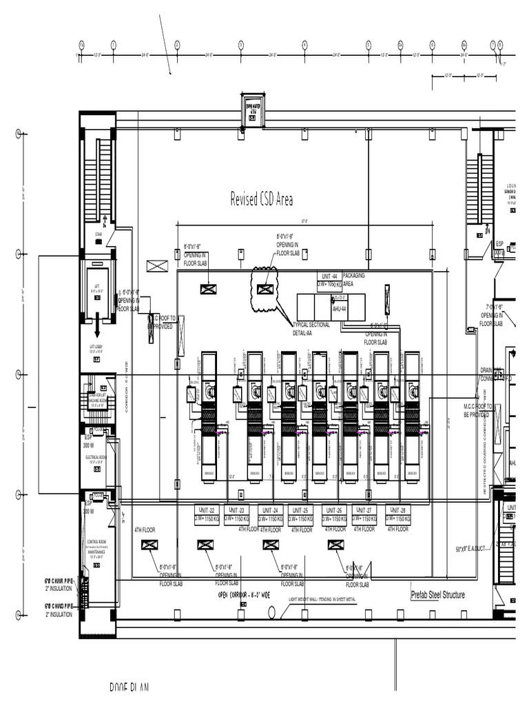 Updated AHU's Layout Plan & CSSD Area | PDF | Tools | Manufactured Goods