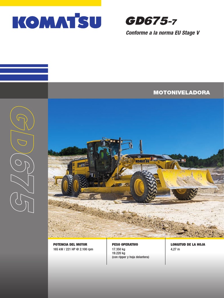 Catalogo Gd675-7 Komatsu | PDF