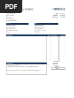 Salary Invoice Template | PDF