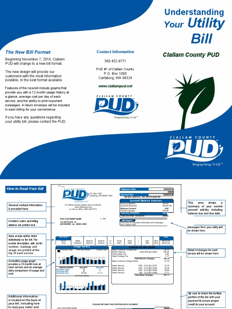 Utility Bill Template 07 | PDF