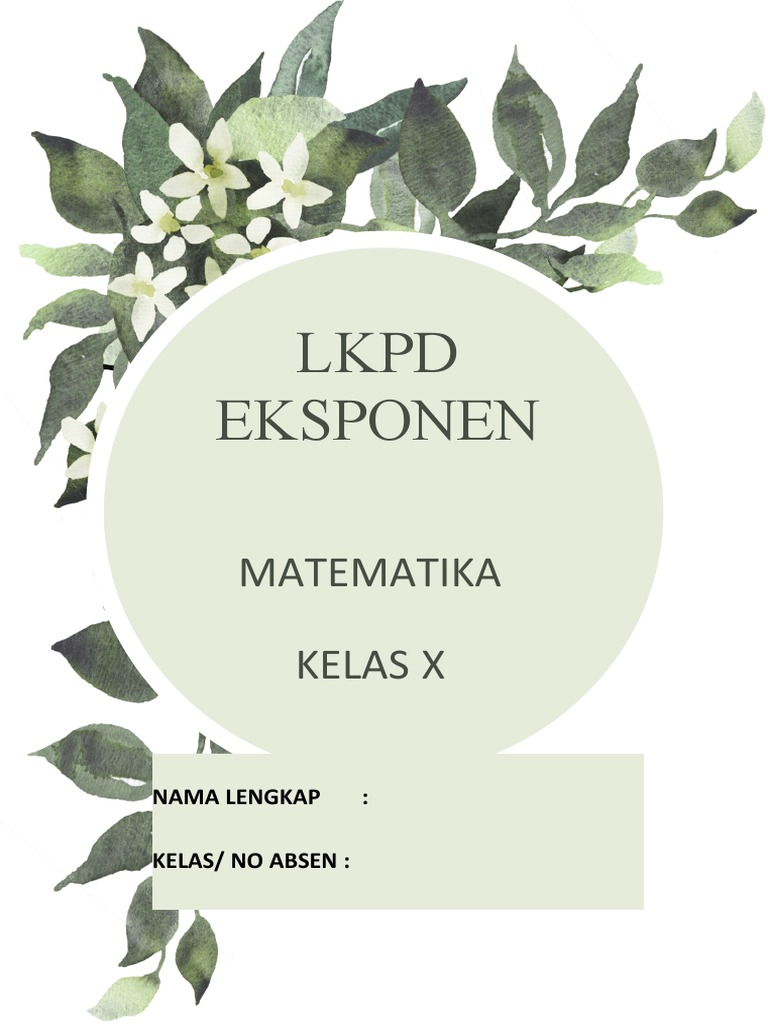 LKPD 1-Eksponen | PDF