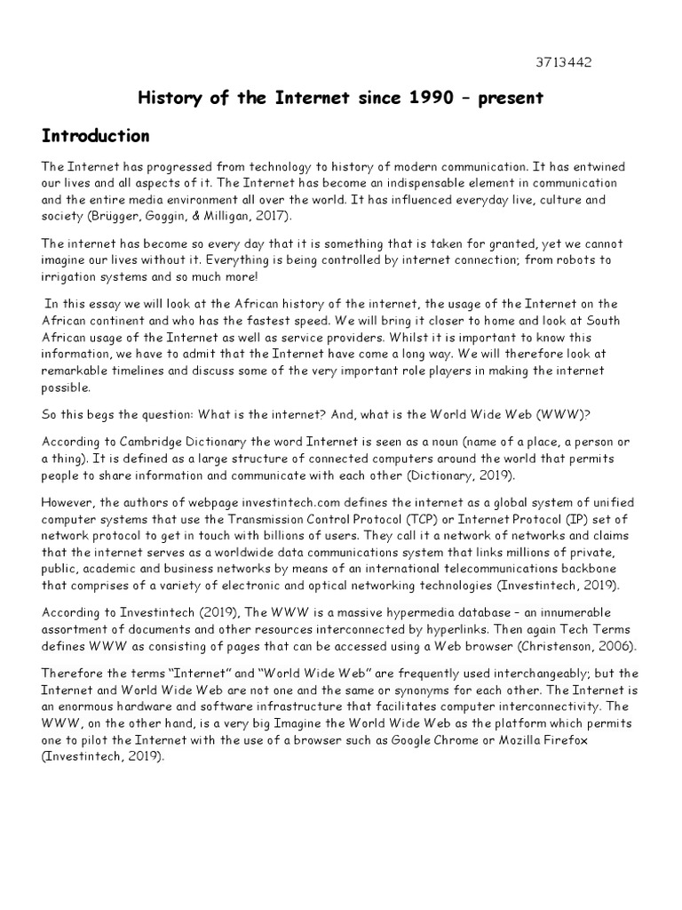 History of the Internet | PDF