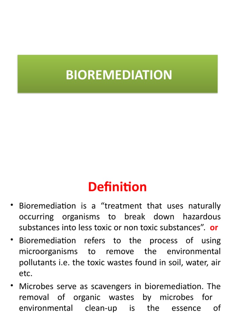 Biodegradation and Bioremediation | PDF