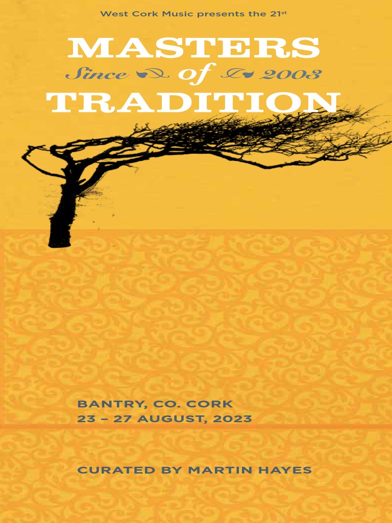 MASTERS of TRADITION 2023 Programme West Cork Music | PDF | Performing Arts