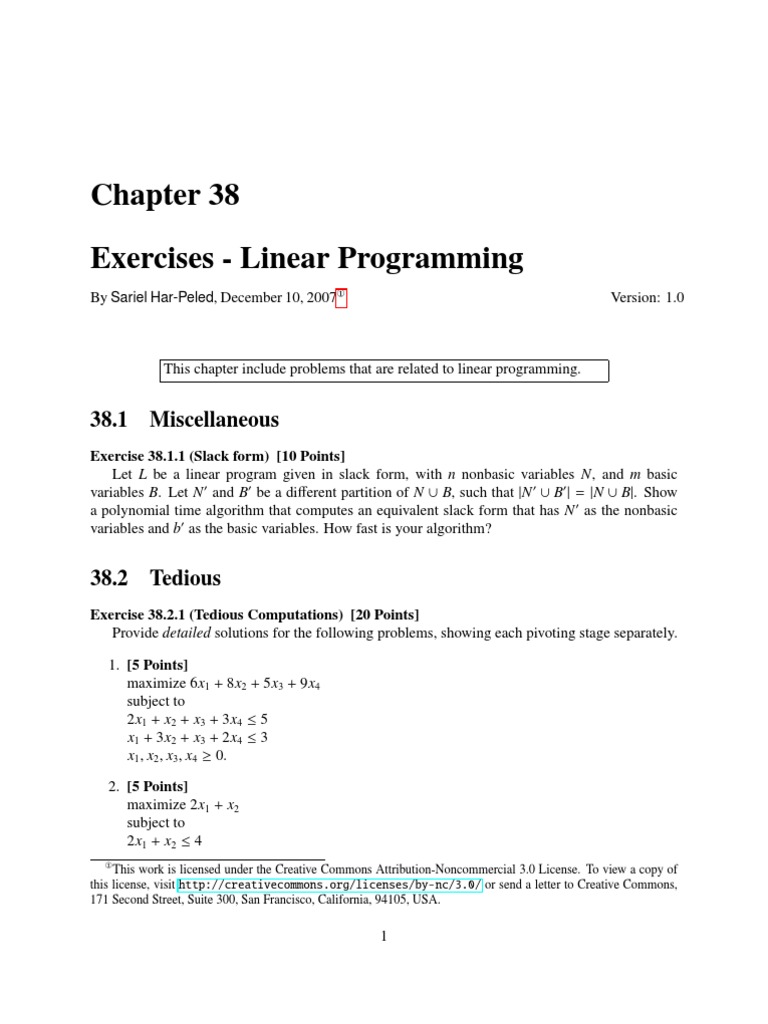 38 HW LP | PDF | Linear Programming | Applied Mathematics