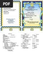 Deped Matatag Graduation Program Cover Editable Template | PDF