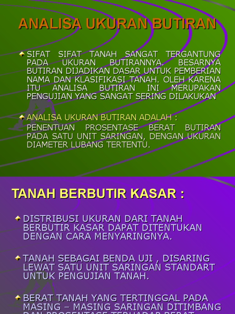 Analisa Ukuran Butir | PDF