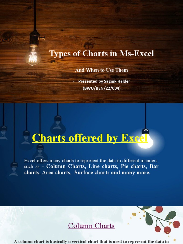 Excel Chart Types and Their Uses | PDF