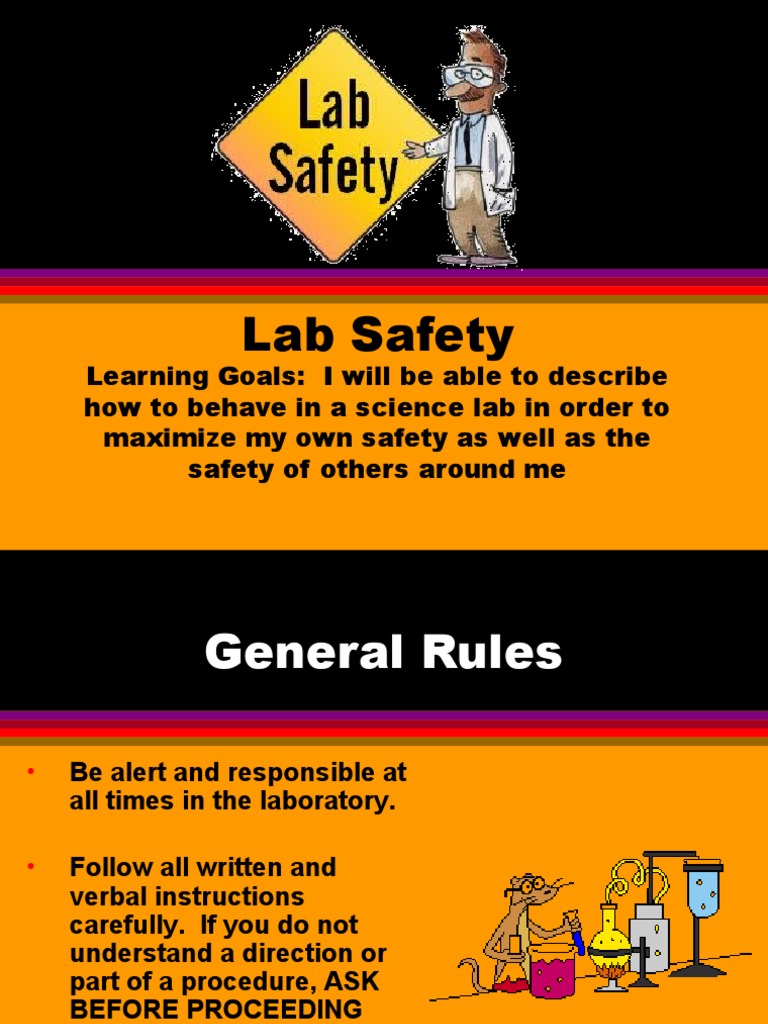 1-Science Safety PowerPoint | PDF