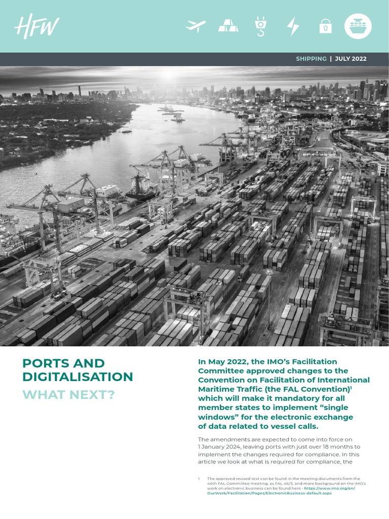 HFW Ports and Digitalisation What Next | PDF | Cyberwarfare | Security