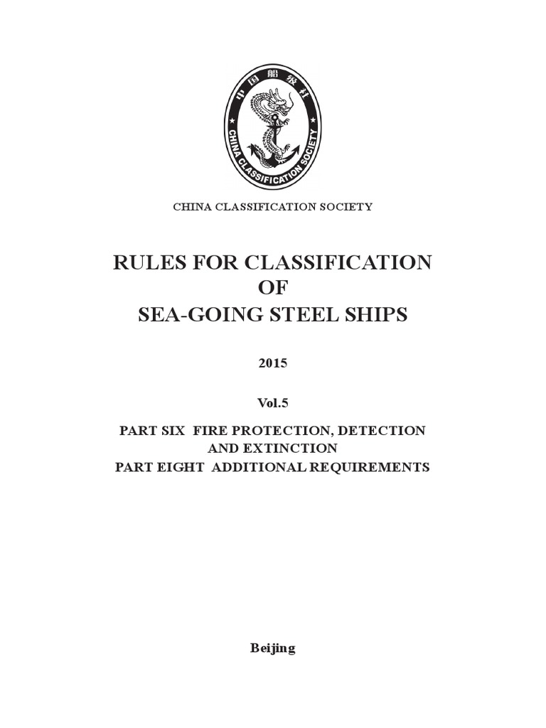 Part 6 Rules For Classification of Sea-Going Ships | PDF | Pipe (Fluid ...