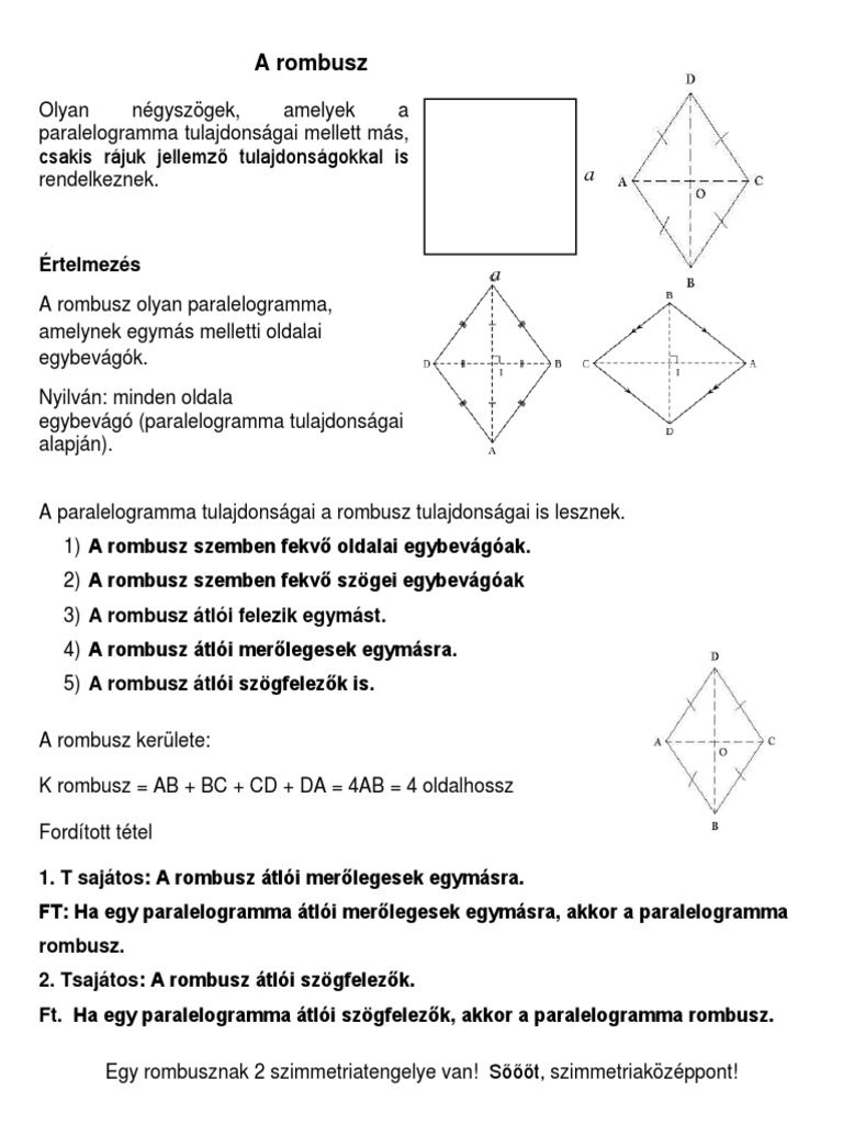 Rombusz | PDF